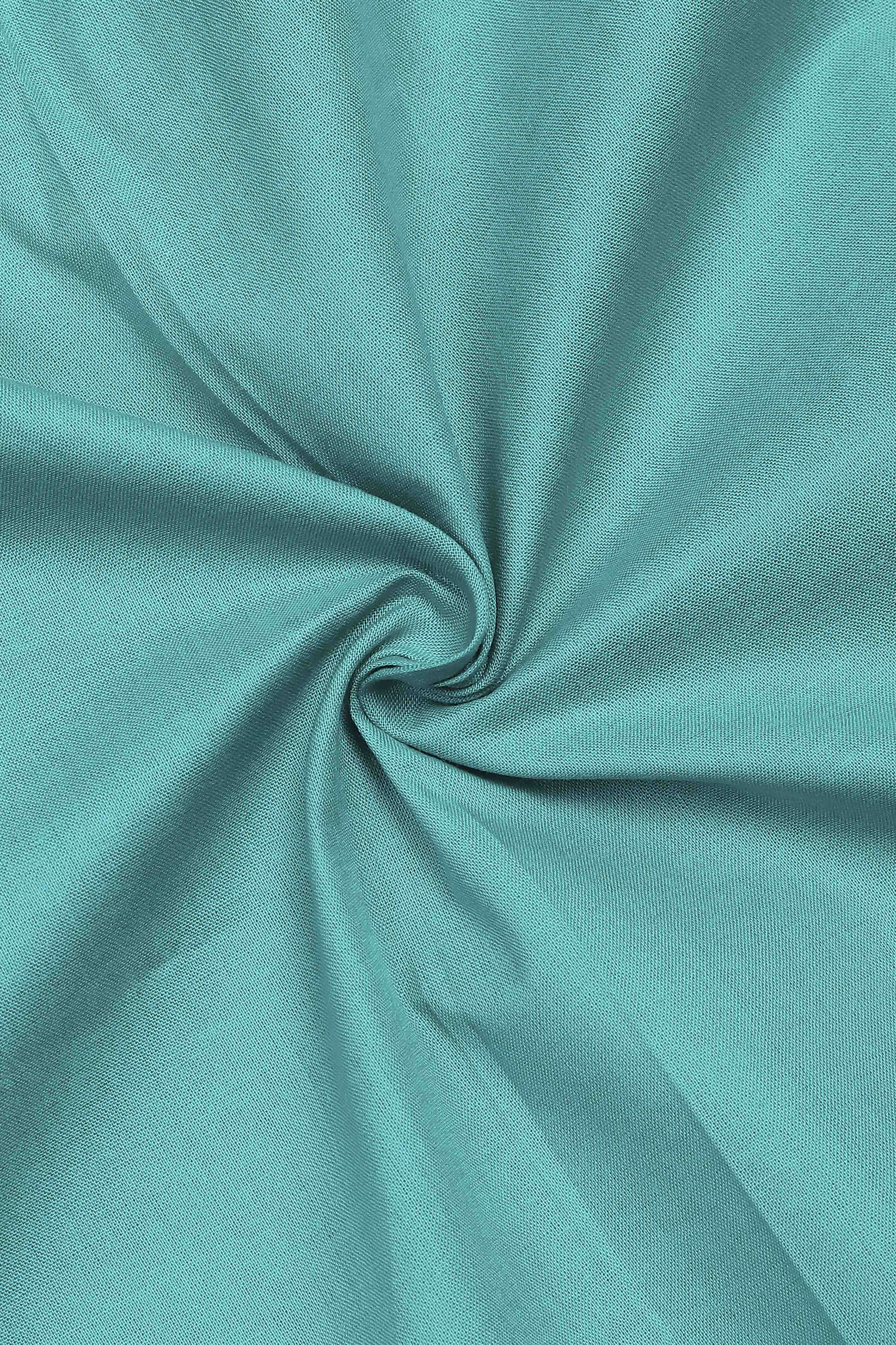 Buy Teal Cotton Jamdani Unstitched Suit Set Online at Biba Global